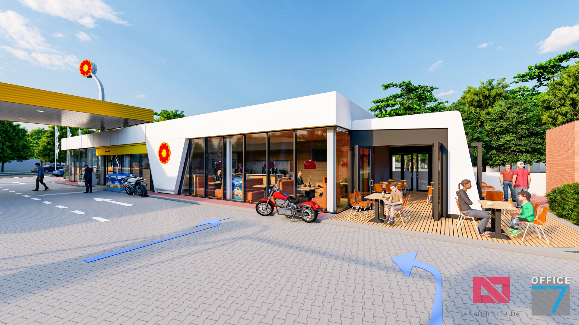 statie Rompetrol R3 | A7 ARHITECTURA