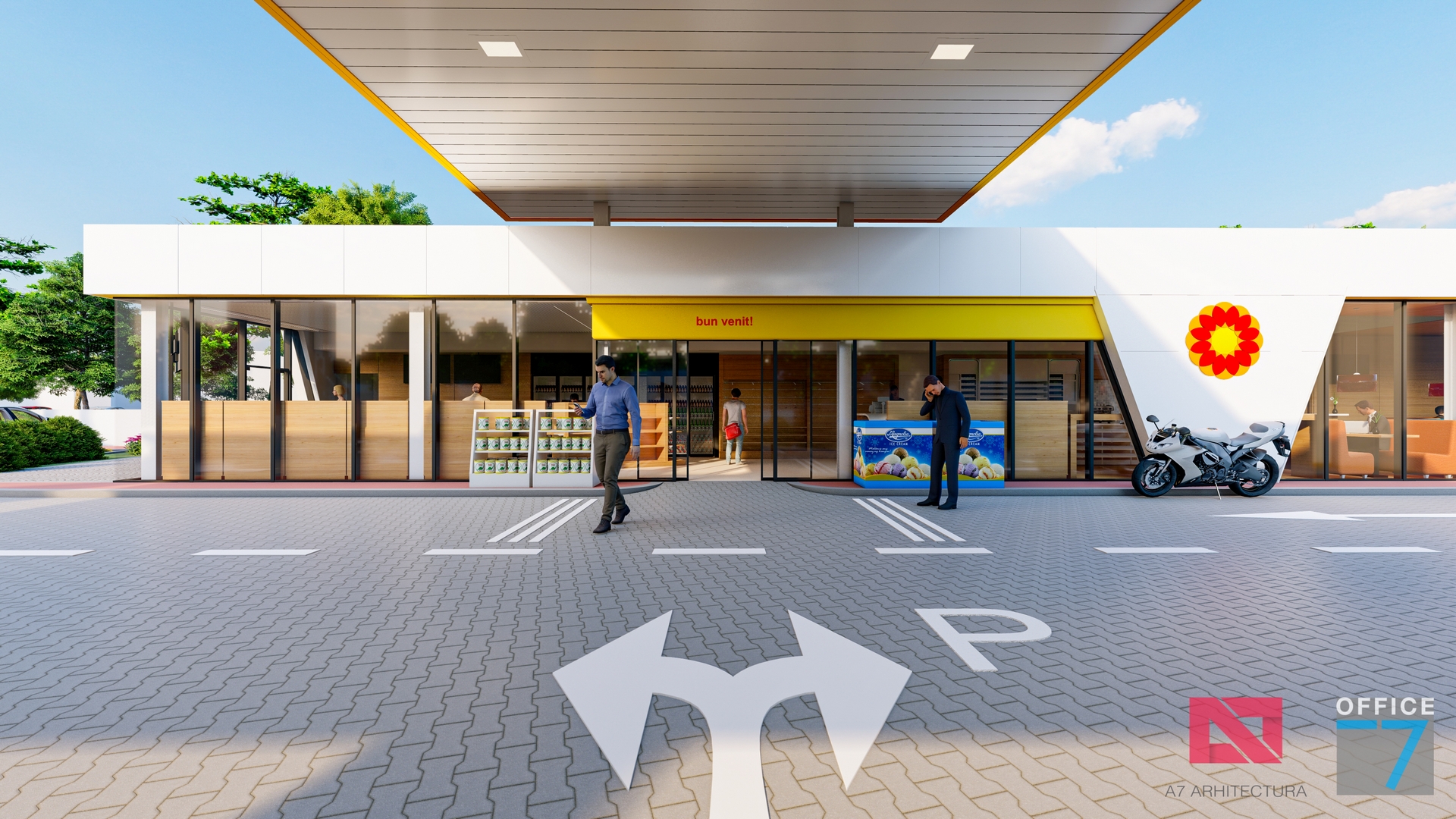 statie Rompetrol R3 | A7 ARHITECTURA